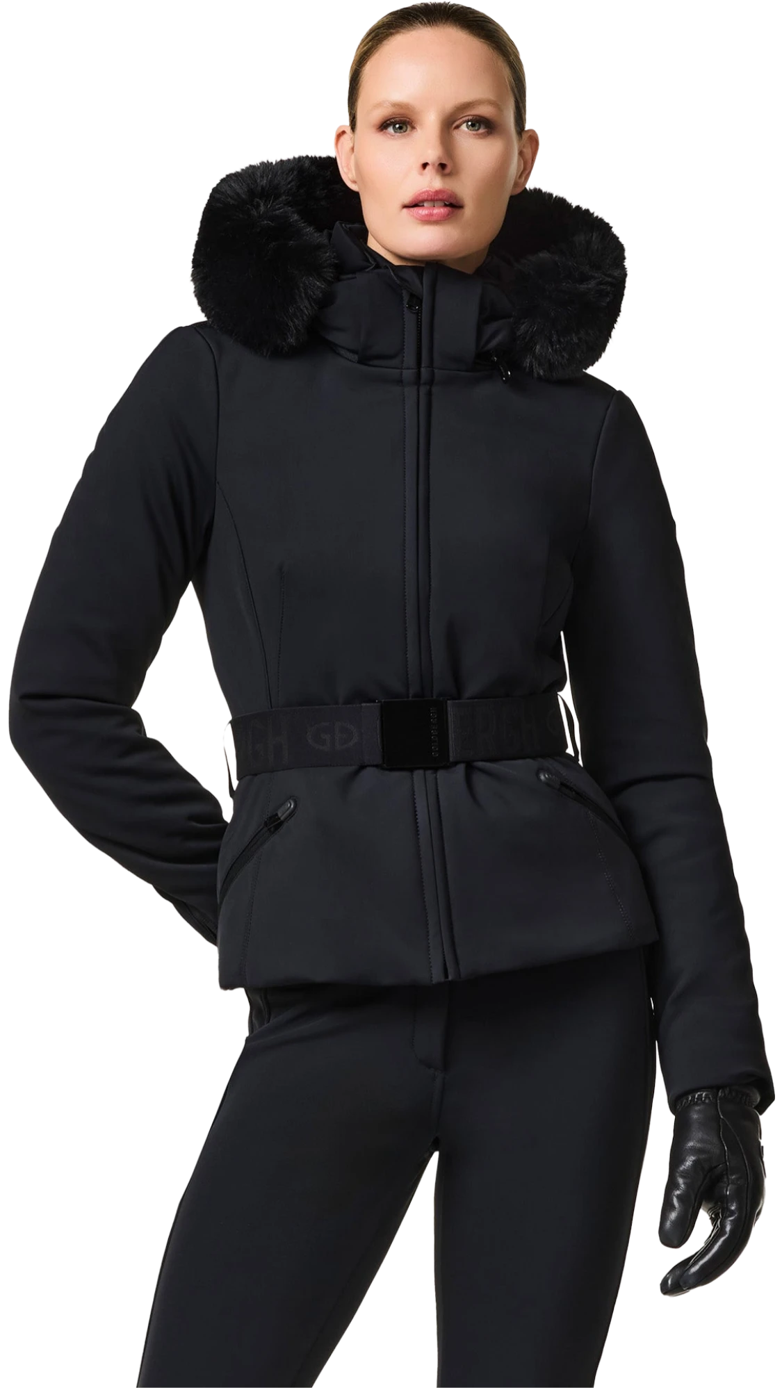 Goldbergh Womens Hida Ski Jacket Faux Border